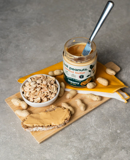 just peanuts - 100% natural peanut butter | made in the UAE – just peanuts.